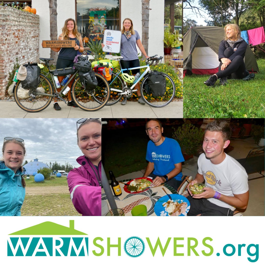 Warmshowers: hébergement gratuit pour cyclistes